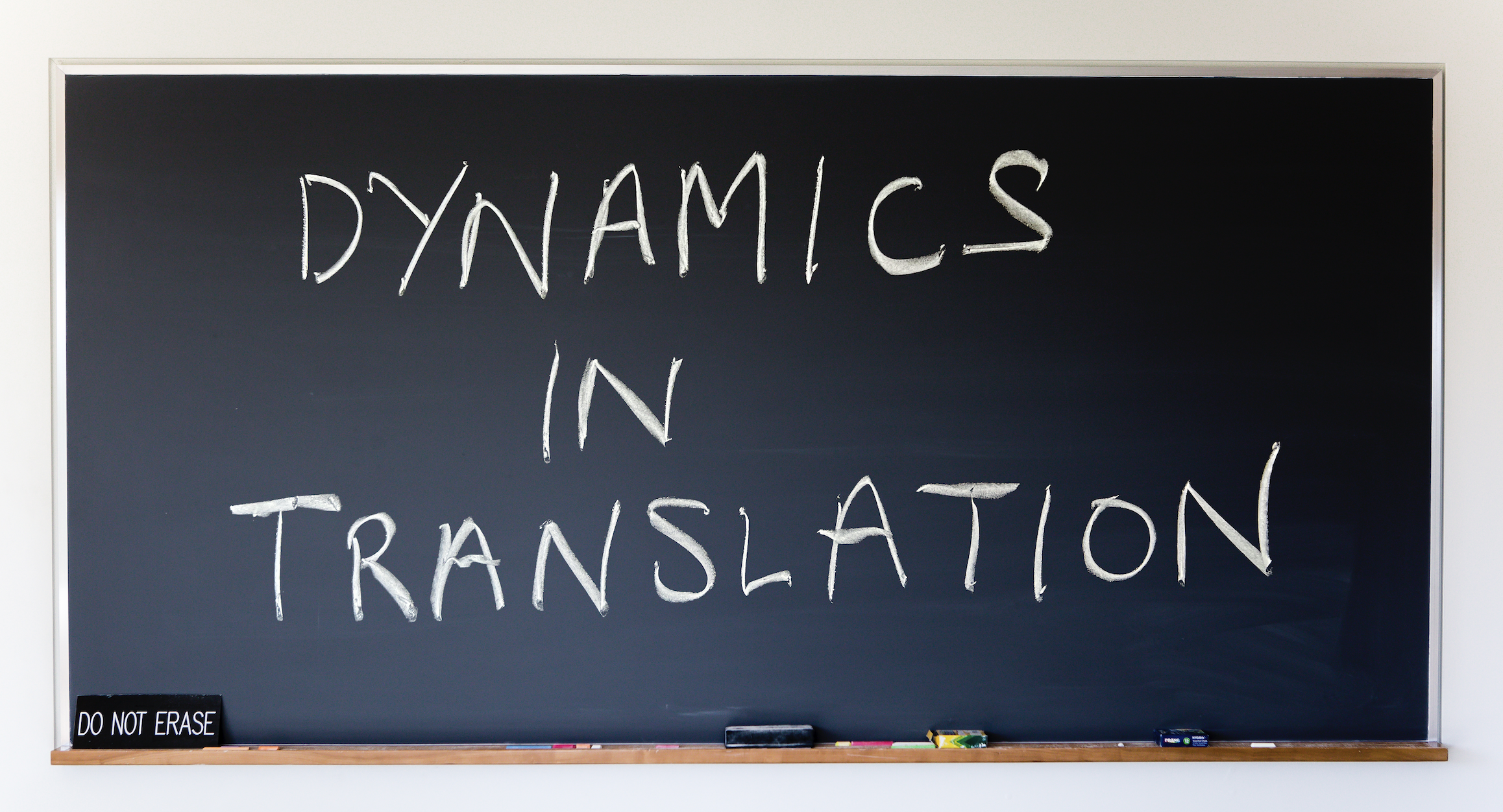 Dynamics in Translation - Ideas | Institute for Advanced Study