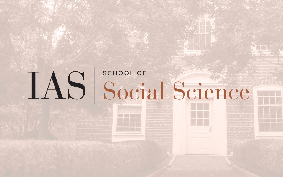 SSS Theme Seminar - Events | Institute for Advanced Study