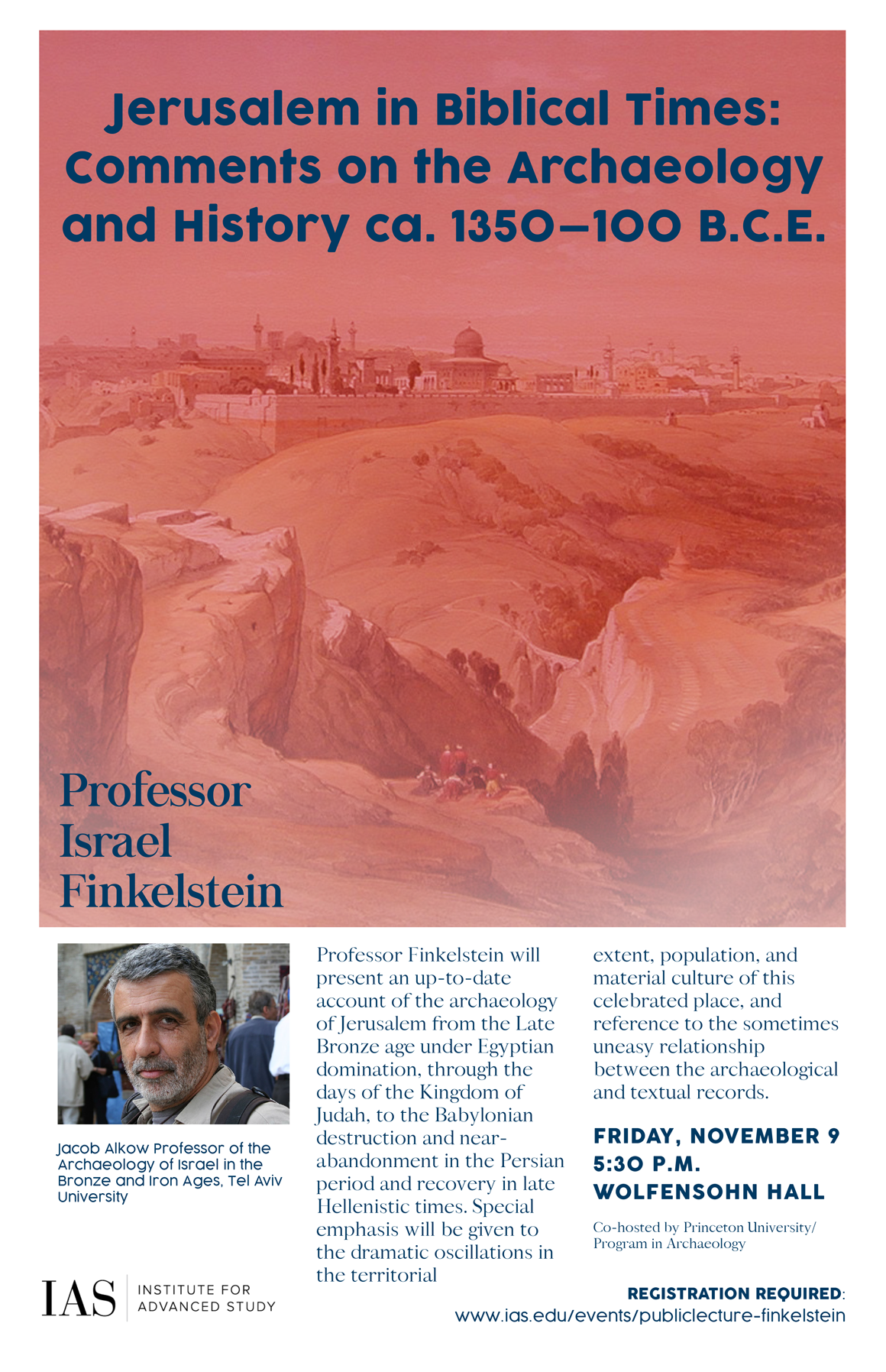 Public Lecture: Jerusalem in Biblical Times: Comments on the ...
