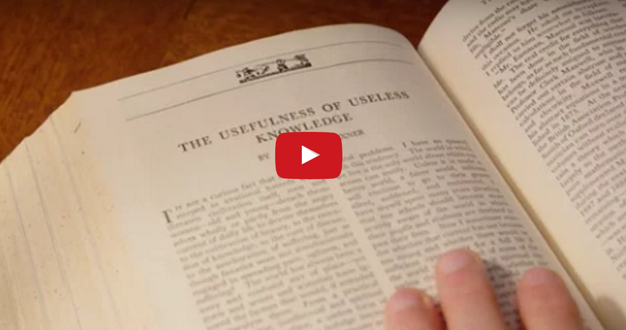 The Usefulness of Useless Knowledge - Ideas | Institute for Advanced Study