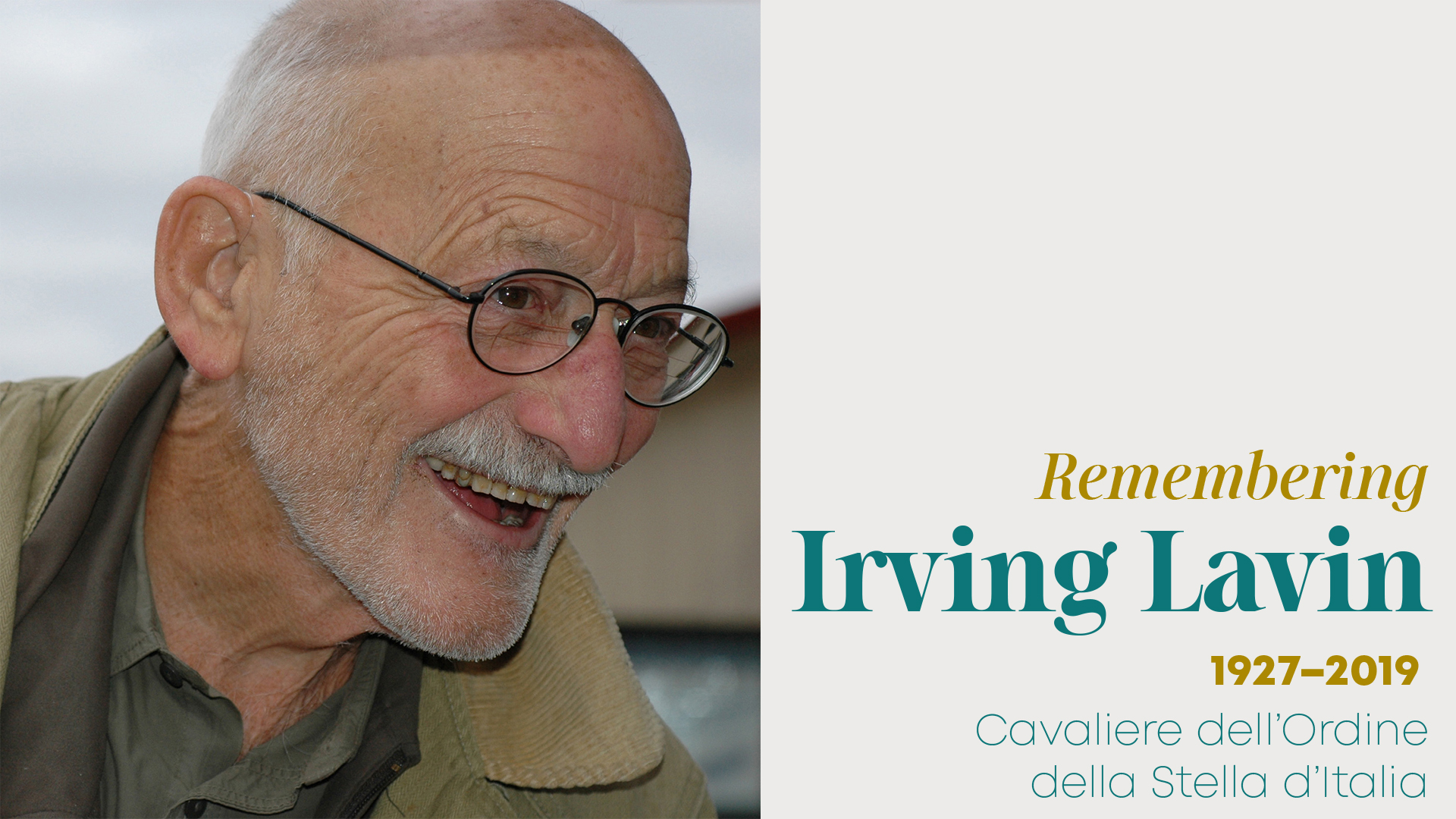Remembrance in Honor of Irving Lavin - Ideas | Institute for Advanced Study