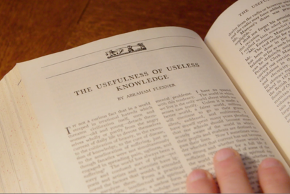 Celebrating “The Usefulness of Useless Knowledge” | Institute for ...