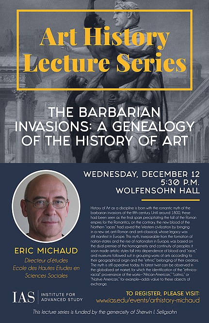 Art History Lecture - Events | Institute for Advanced Study