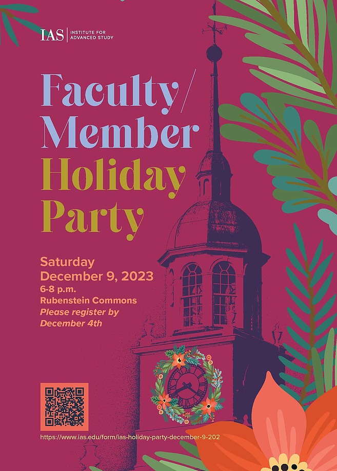 Faculty/Member Holiday Party - Events | Institute for Advanced Study