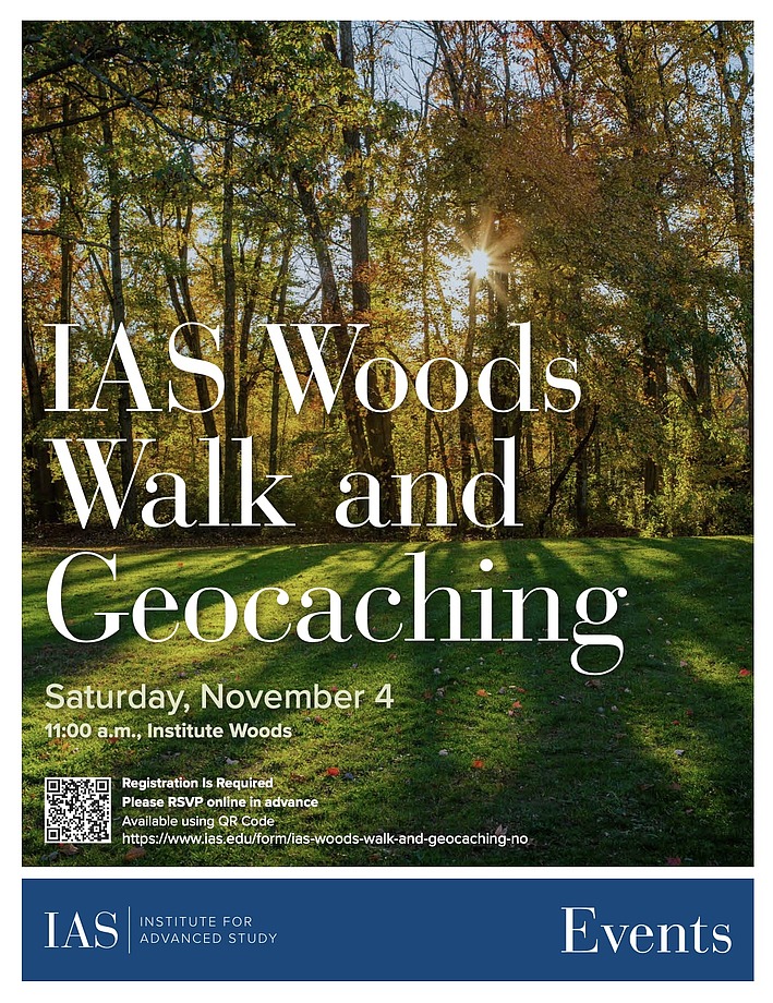 Institute Woods Walk and Geocaching - Events | Institute for Advanced Study