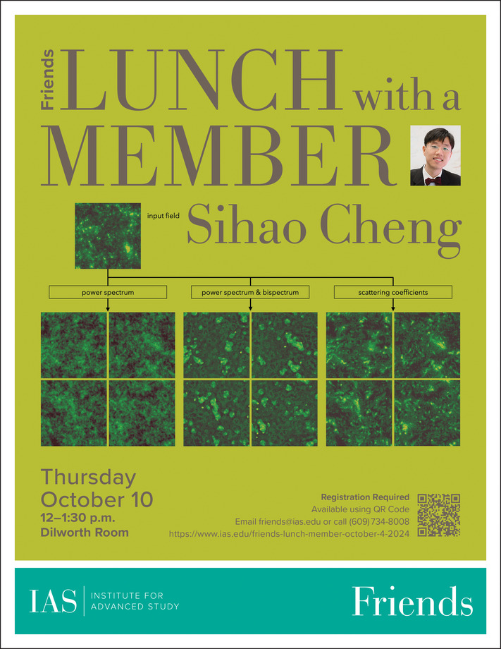 Friends Lunch with a Member: Sihao Cheng | Institute for Advanced Study