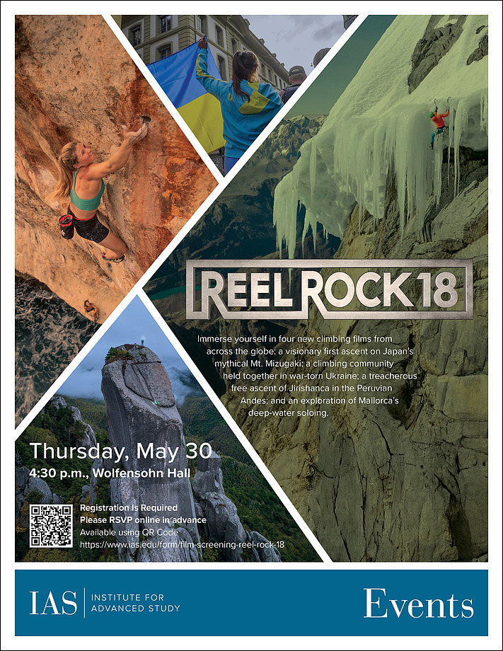 Film Screening: "Reel Rock 18" - Events | Institute for Advanced Study