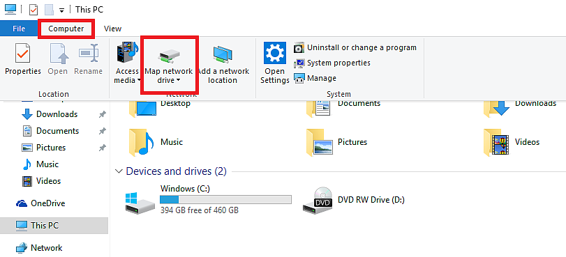 Mapping Network Drives - ITG Computing Support | Institute for Advanced ...