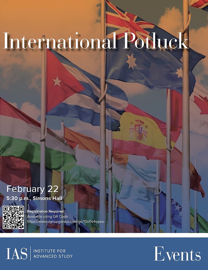 International Potluck - Events | Institute for Advanced Study