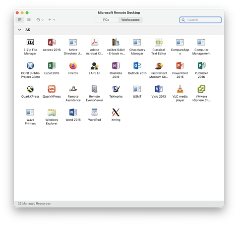Microsoft RemoteApp - ITG Computing Support | Institute for Advanced Study