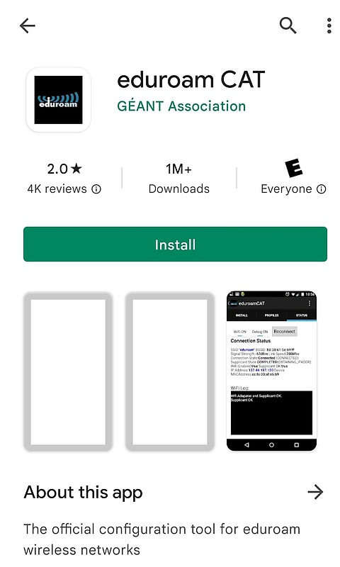 eduroam Installation Guide for Android | IAS Computing | Institute for ...